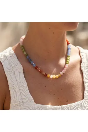 LITTLE SKY STONE Veronica Beaded Multi-color Necklace