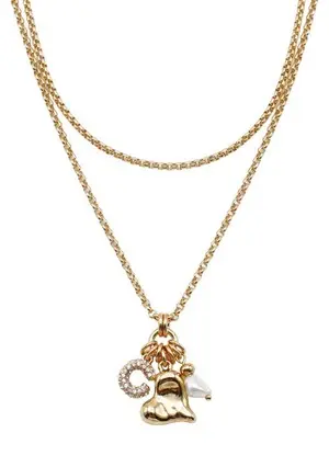 AREA STARS Archana Double Layer Charm Chain