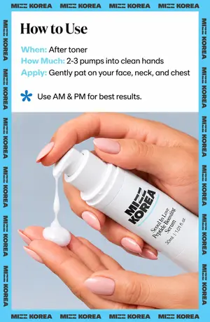 MIZZ KOREA Korean Skincare K-beauty Seoul In Love Peptide Boosting Serum
