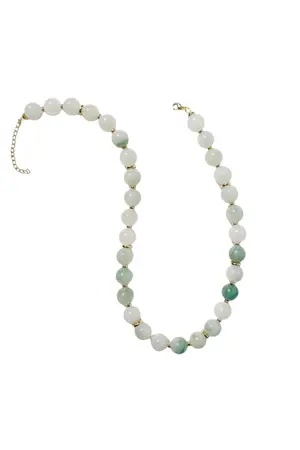 LITTLE SKY STONE Camille Beaded Green Necklace