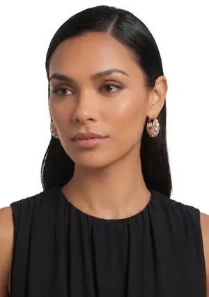 AREA STARS Samira Rhinestone Earrings