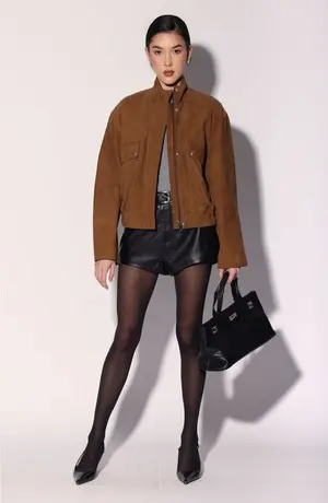 Walter Baker Maverick Jacket Nubuck Leather
