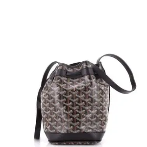 Goyard Petit Flot Bucket Bag Coated Canvas Pm