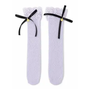 ADIBA Lace Charm Socks - Lavender