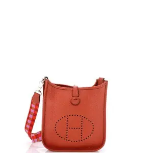 Hermès Evelyne Bag Gen Iii Clemence Tpm - Brown