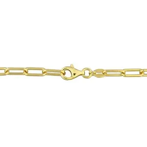 JULIANNA B. Lab-grown Diamond Puffed Paperclip Chain Bracelet