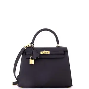 Hermès Kelly Handbag Epsom With Gold Hardware 25 - Black