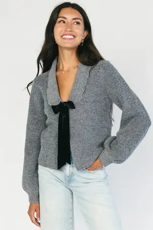 BALTIC BØRN Emerson Bow Sweater