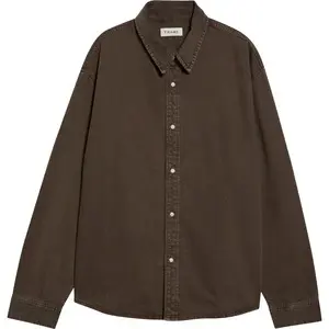 FRAME Cotton Overshirt - Brownstone