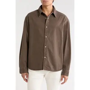 FRAME Cotton Overshirt - Brownstone