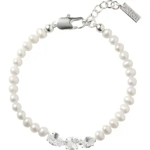 Éliou Joya Freshwater Pearl Bracelet - White