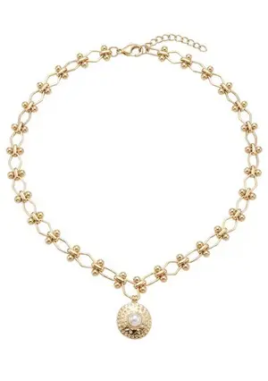 AREA STARS Sairs Link Charm Chain - Gold