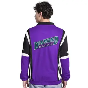 STARTER Black Arizona Diamondbacks Contender Tricot Full-zip Track Jacket