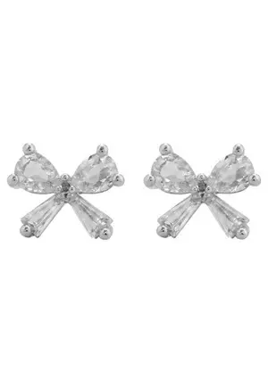 AREA STARS Kala Bow Studs - Silver