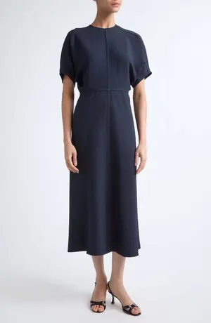 Victoria Beckham Eleanor Midi Dress - Ink