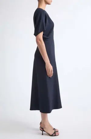 Victoria Beckham Eleanor Midi Dress - Ink