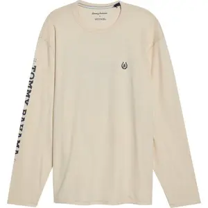 Tommy Bahama Bandana Sands Long Sleeve Cotton T-shirt - Natural