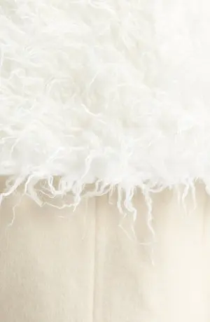 KIM SHUI Yun Faux Fur Trim Coat
