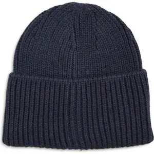 OPEN EDIT Core Wide Cuff Recycled Polyester Blend Beanie - Navy