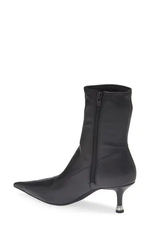 Alexander Wang Fei Pointed Toe Stretch Leather Ankle Boot