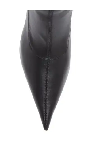 Alexander Wang Fei Pointed Toe Stretch Leather Ankle Boot