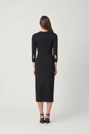 Shoshanna Hardware Ponte Cara Dress