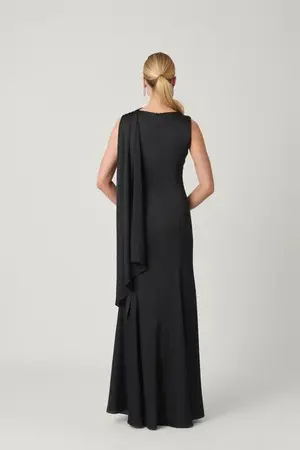 Shoshanna Satin Charmeuse Frankie Dress