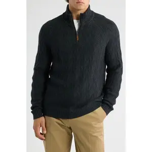 Tommy Bahama Cabana Canyon Wool & Cashmere Sweater - Charcoal