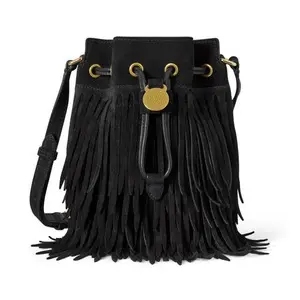 Mulberry Mini Drawstring Bucket - Black