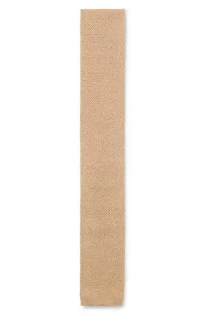 BOSS Silk Knit Tie - Medium Beige