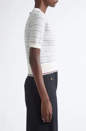 Thom Browne Snowflake Fair Isle Jersey T-shirt