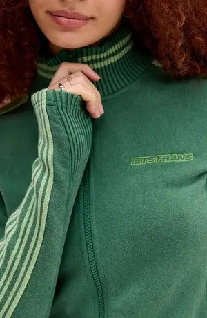 IETS FRANS Trip Track Full Zip Jacket - Green