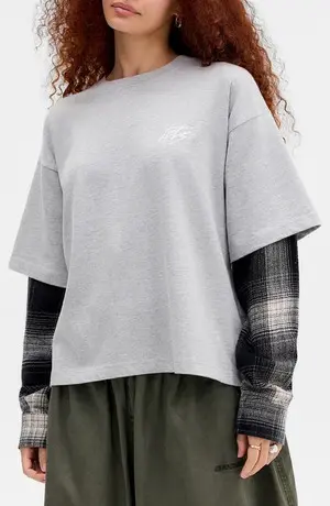IETS FRANS Double Layer T-shirt - Grey