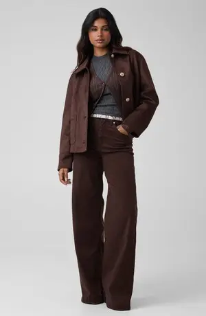 Guess Grace Faux Suede Jacket