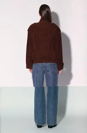 Walter Baker Astrid Jacket Suede Leather