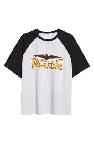 Rhude 4 X 4 Spirit Raglan Sleeve Graphic T-shirt