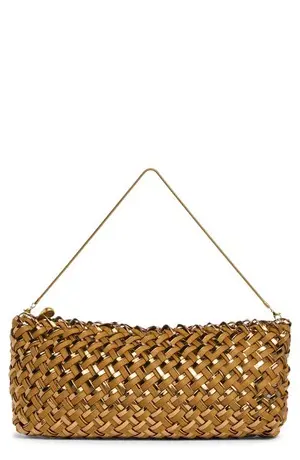 NAGHEDI Gala Double Weave Metallic Clutch - Firenze