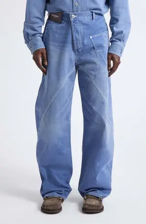 JW Anderson Twisted Workwear Jeans - French Blue
