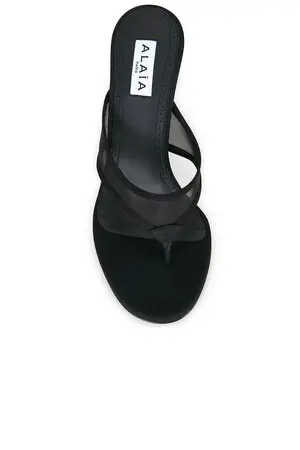 Alaïa Infra Sandal In Black