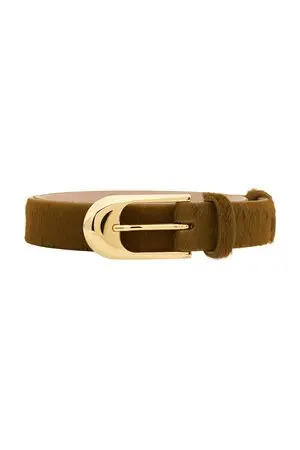 Khaite Dome 25mm Belt In Tan