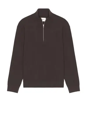Nn07 Danny Half Zip 6429 In Brown