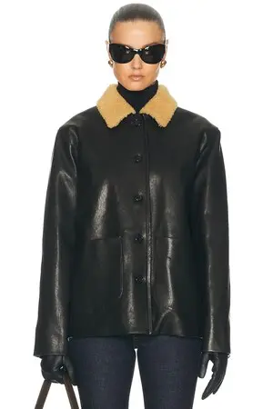 Khaite Wilson Caban Jacket - Black