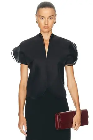 Khaite Briar Top In Cream - Black