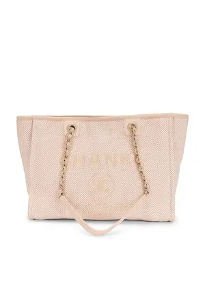 Chanel Small Deauville Tote Bag In Blush - Neutral