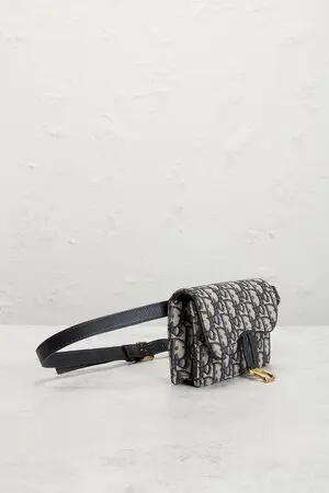 Dior Oblique Saddle Belt Bag