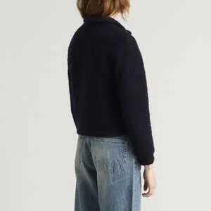 JIL SANDER Zip Up Sweatshirt - Ink