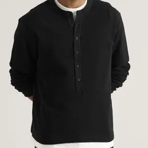 DANIEL SIMMONS Long Button Henley