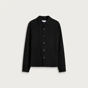 DANIEL SIMMONS Drape Shirt - Black