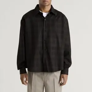 DANIEL SIMMONS Check Drape Shirt