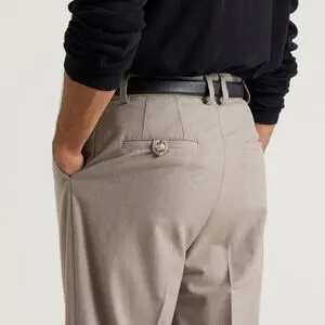 DANIEL SIMMONS Essential Pleated Trousers